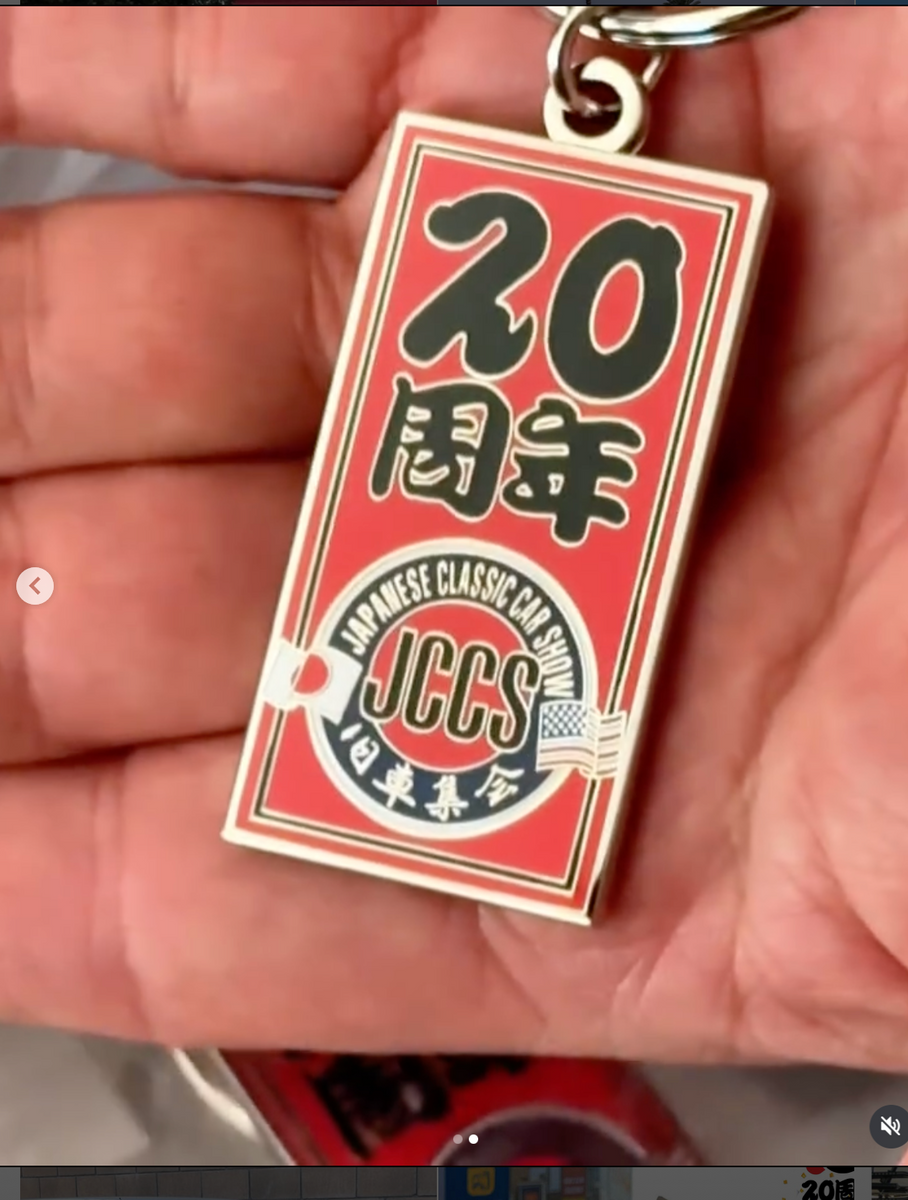JCCS® 20th Anniversary Kyusha owners "Arigatou" Key Chain ...
